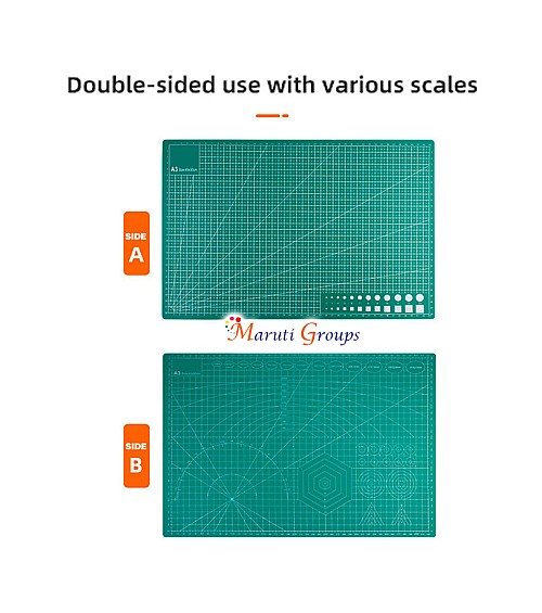 Large A3 Cutting Mat - Green Rotary Cutting Mat for Crafting & Quilting