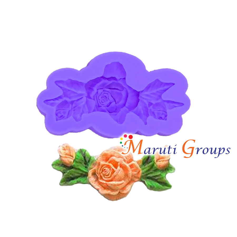 Flower Brooch Silicone Mould